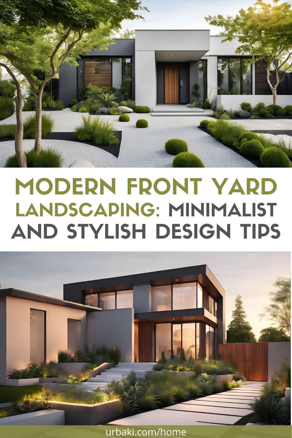 Modern Front Yard Landscaping: Minimalist and Stylish Design Tips