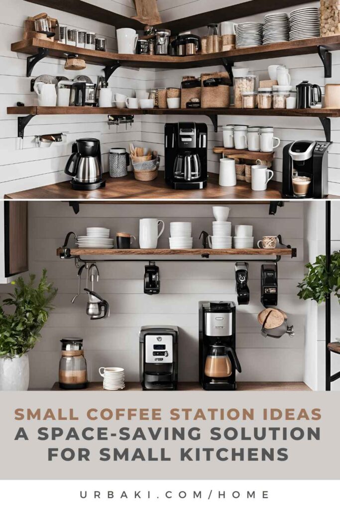 Small Coffee Station Ideas - A Space-Saving Solution for Small Kitchens