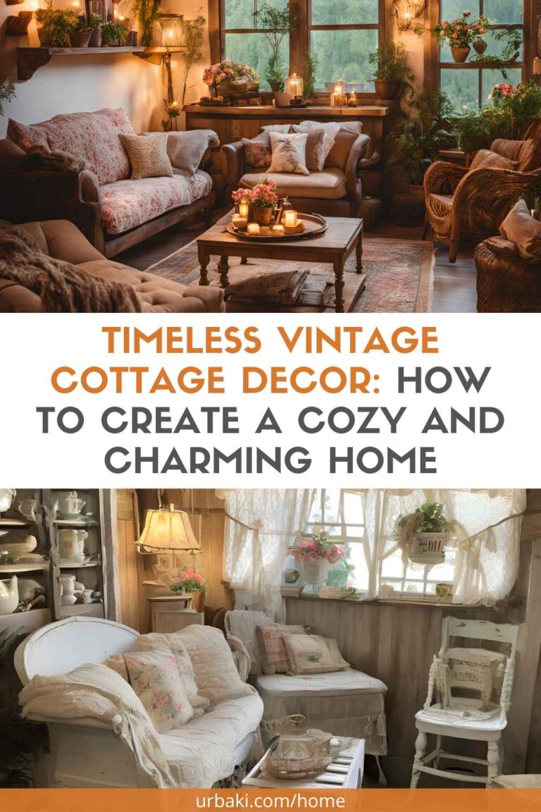 Timeless Vintage Cottage Decor: How to Create a Cozy and Charming Home