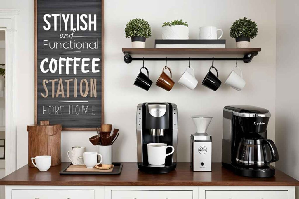 How to Create a Stylish and Functional Coffee Station at Home