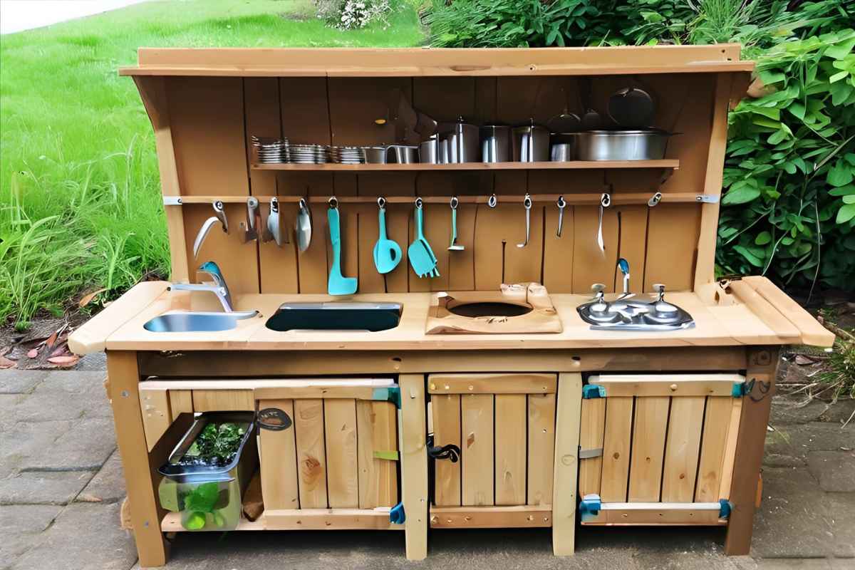 How to Build a DIY Mud Kitchen for Endless Outdoor Fun