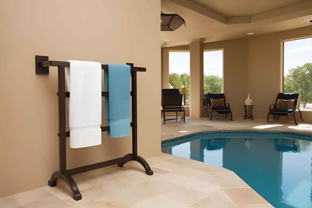 Stylish & Practical Pool Towel Rack Ideas for a Neat Outdoor Space