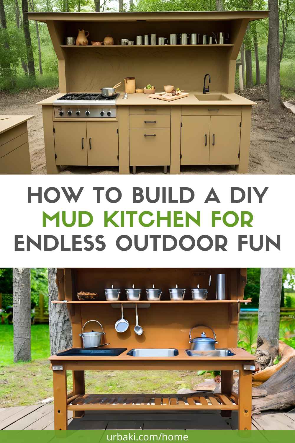 How to Build a DIY Mud Kitchen for Endless Outdoor Fun