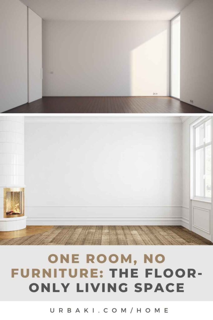 One Room, No Furniture: The Floor-Only Living Space