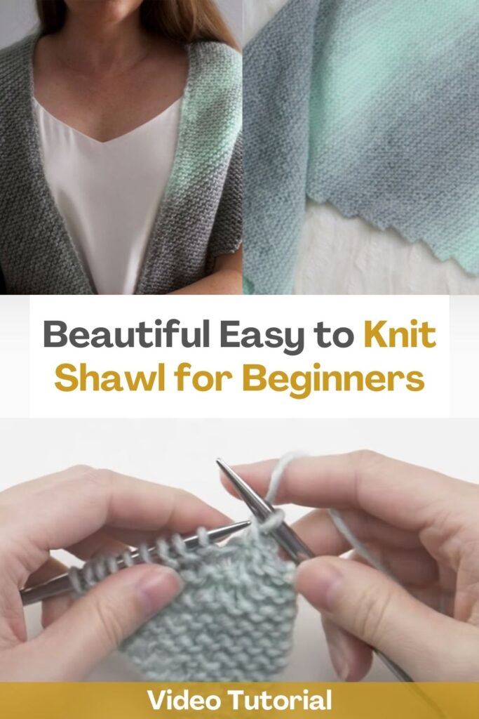 Beautiful Easy to Knit Shawl for Beginners