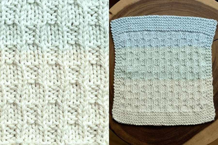 Cute and Easy! How to Do Wavy Rib Washcloth Pattern for Beginners