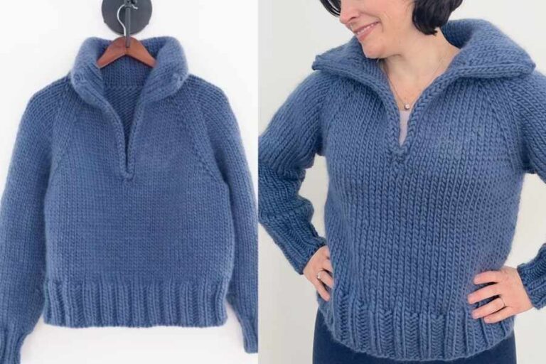 Learn How to Make Chunky Knit Sweater Pattern