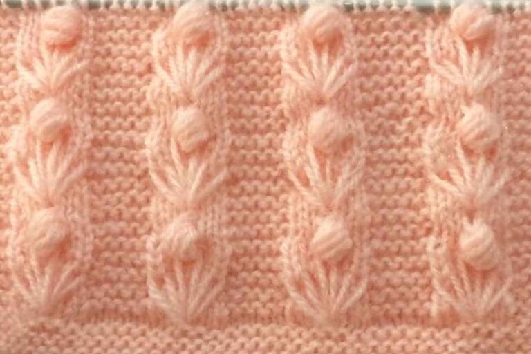 Learn How to Make this Beautiful and Unusual Knitting Stitch