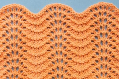 Learn to Make the Feather and Fan Knitting Stitch