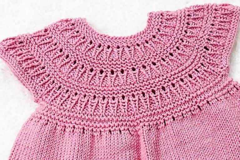 Super Cute! Learn to Knit this Beautiful Baby Dress