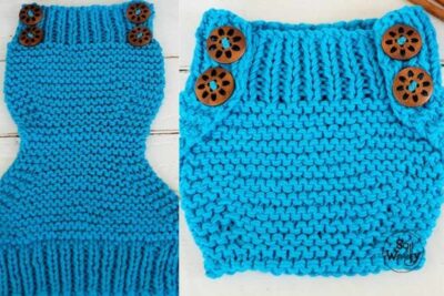 Cute and Easy! How to Knit a Baby Diaper Cover