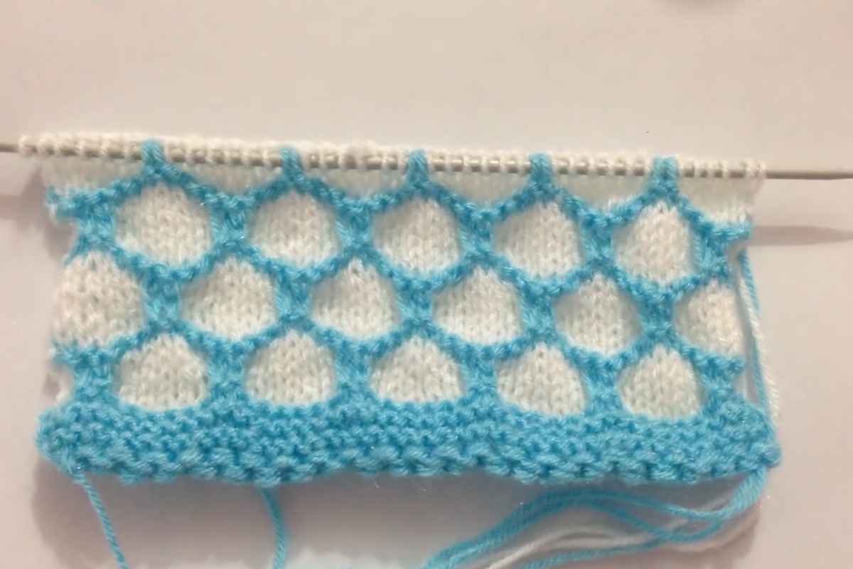 Super Easy! Learn to Knit this Stitch with Two Colors