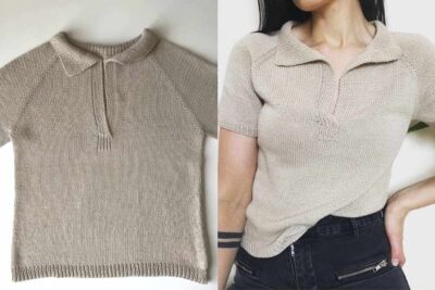 How to Knit this Beautiful Simple Polo