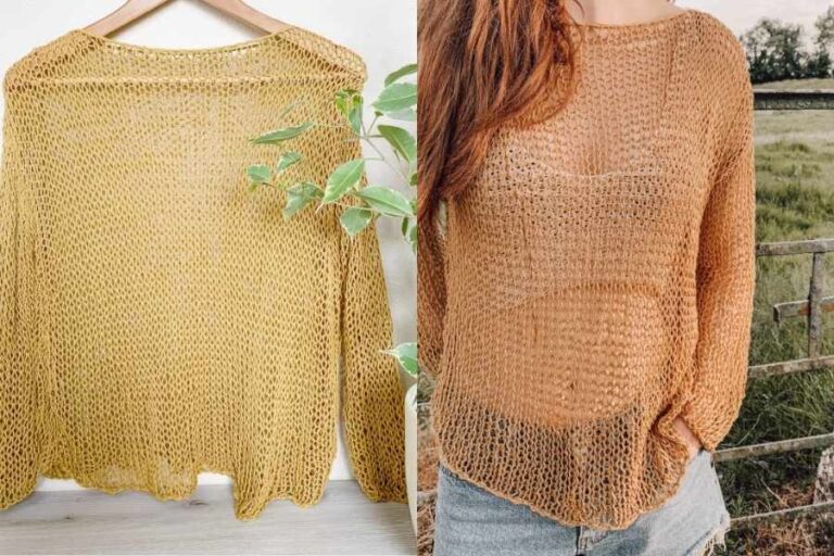 Quick and Easy! Learn to Knit this Summer Sweater