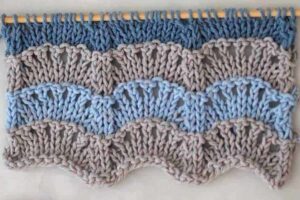 So Easy! Learn to Knit the Scallop Stitch