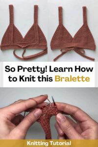 So Pretty! Learn How to Knit this Bralette