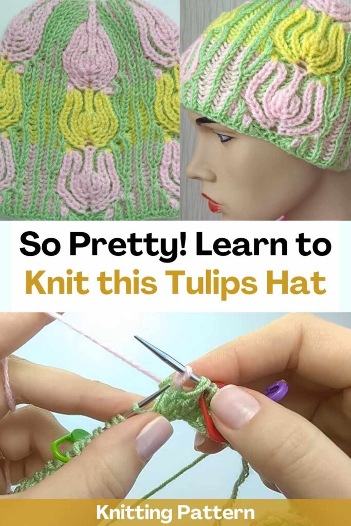 So Pretty! Learn to Knit this Tulips Hat