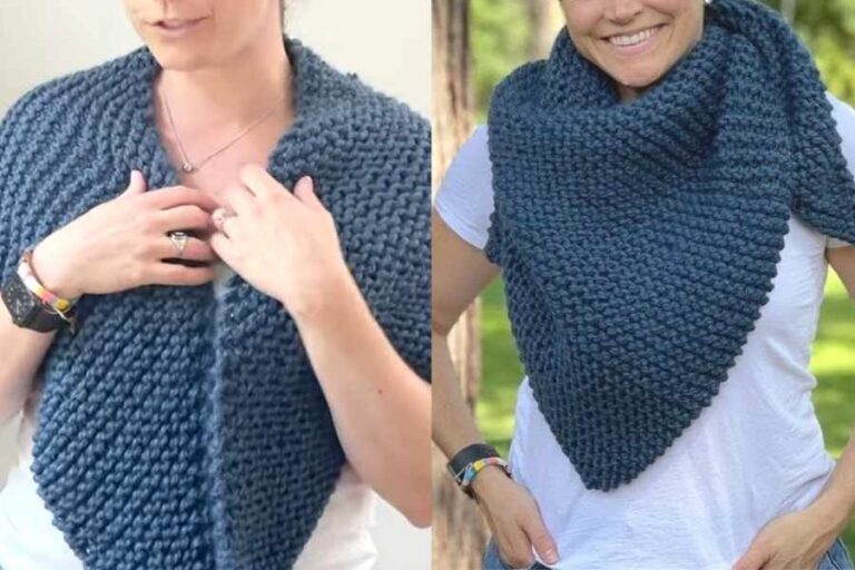 Super Easy! Learn to Knit this Simple Shawl
