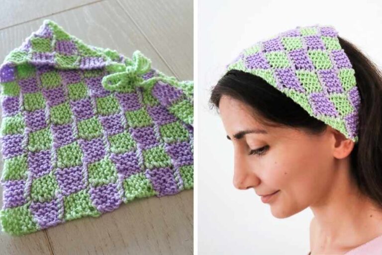 Easy and Fast! Learn to Knit this Cute Bandana