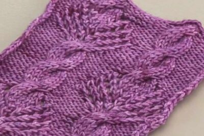 How to Knit the Fan Cables Stitch