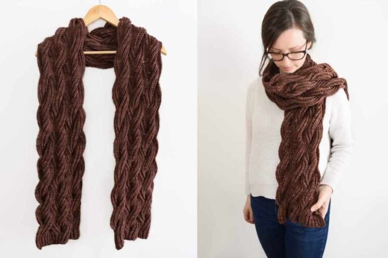 It's Beautiful! Learn to Knit this Scarf