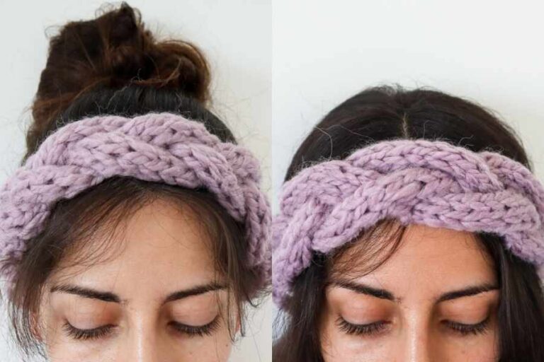 Learn 2 Ways To Knit A Braided Headband