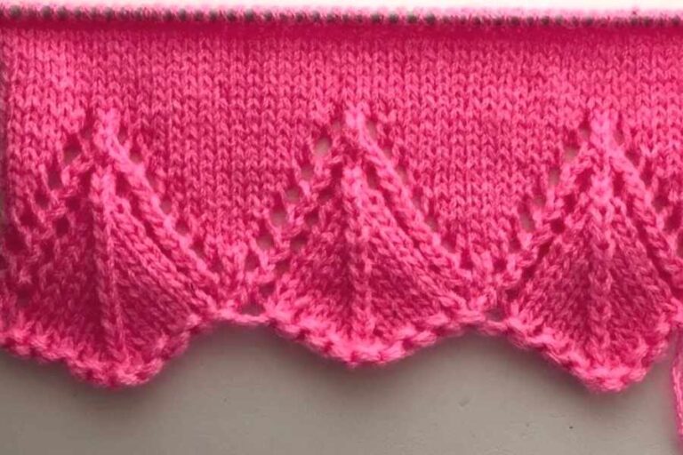 Learn to Knit this Cute Border Design