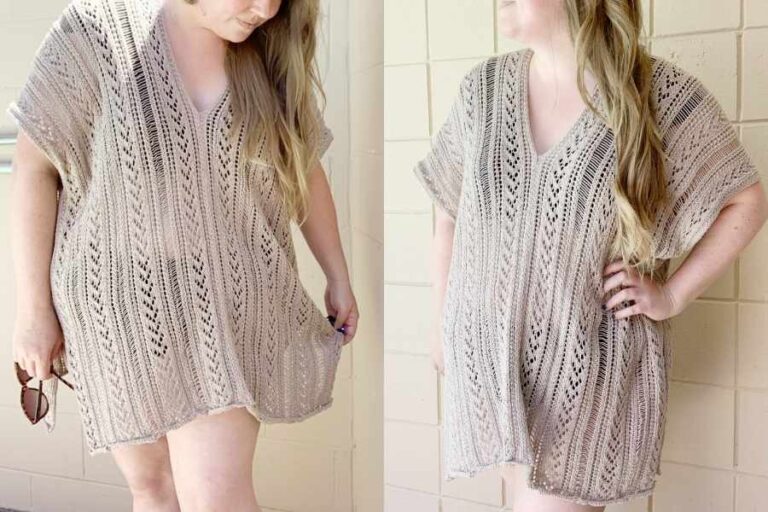 Learn to Knit this Pretty Swimsuit Cover Up