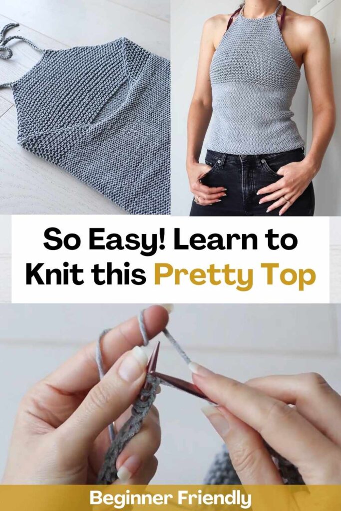 So Easy! Learn to Knit this Pretty Top