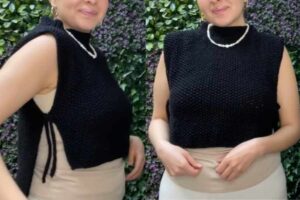 Super Easy! How to Knit an Open Vest