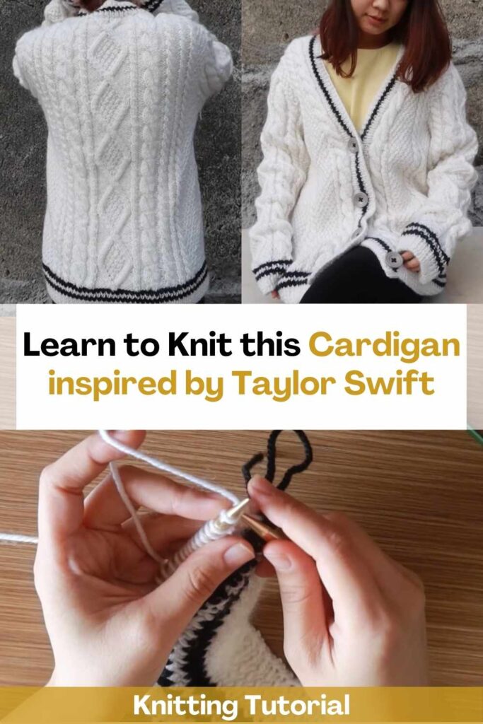 Learn to Knit this Cardigan inspired by Taylor Swift