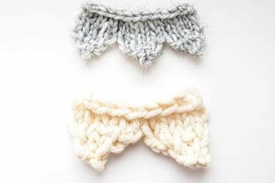 Learn to Knit a Pointy Decorative Edging