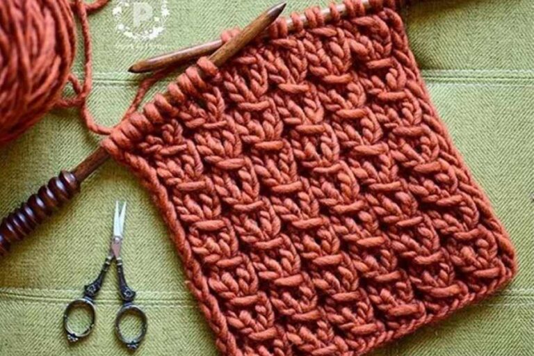 Learn to Knit the Wrap Mock Cable Stitch