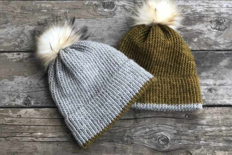So Pretty! Learn to Knit this Double Brim Hat