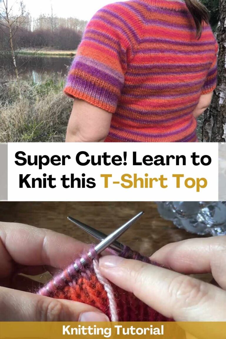 Super Cute! Learn to Knit this T-Shirt Top