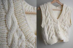 Very Cute! Learn to Knit a Classic V-Neck Vest