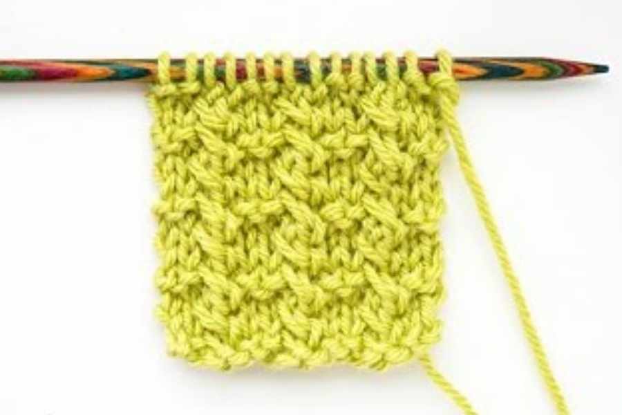How to Knit the Twisted Waffle Stitch