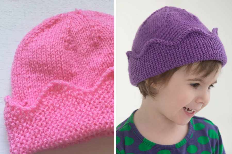 Super Cute! How to Knit a Crown Hat