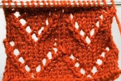 Very Easy! How to Knit the Chevron Lace Stitch