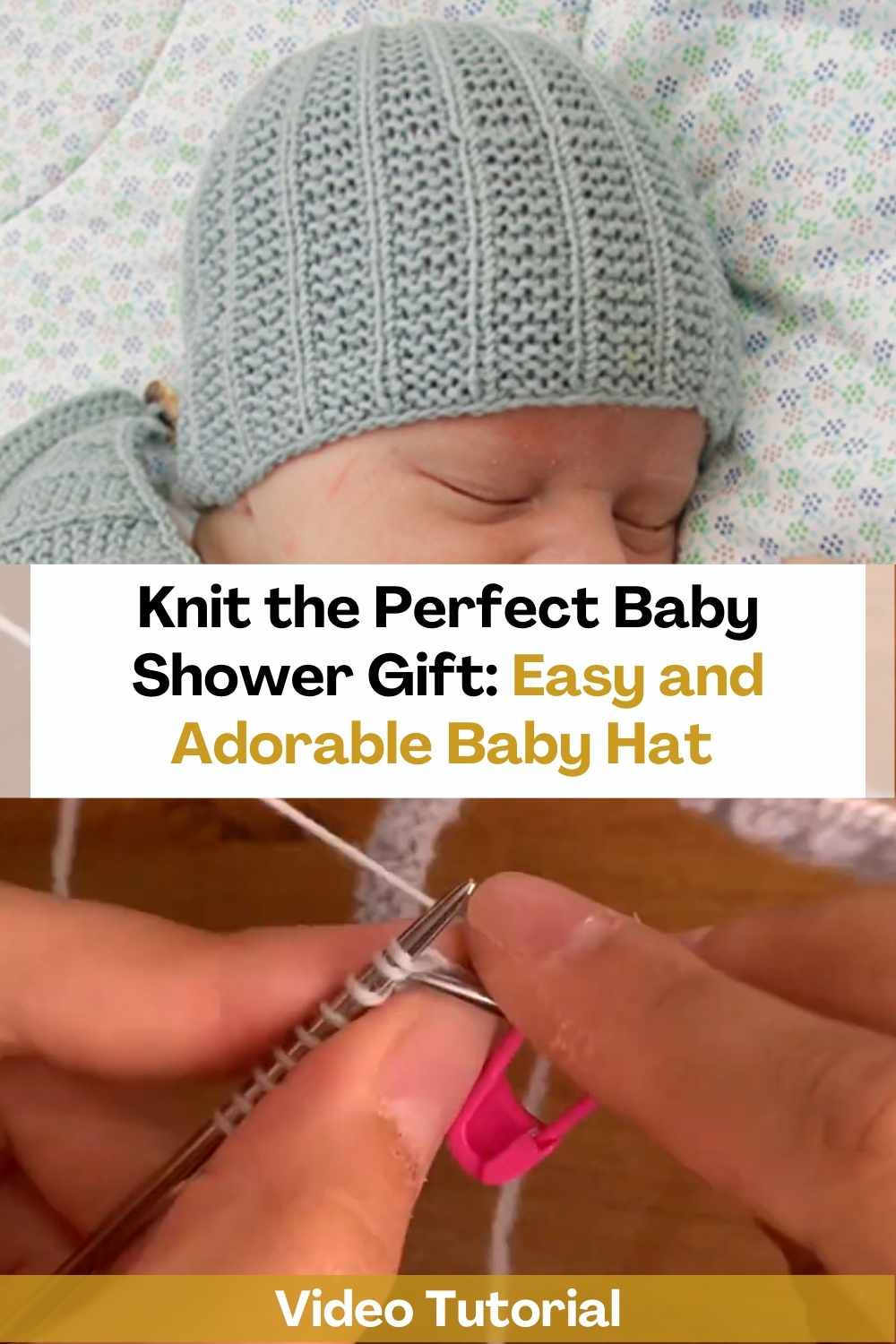 Knit the Perfect Baby Shower Gift: Easy and Adorable Baby Hat