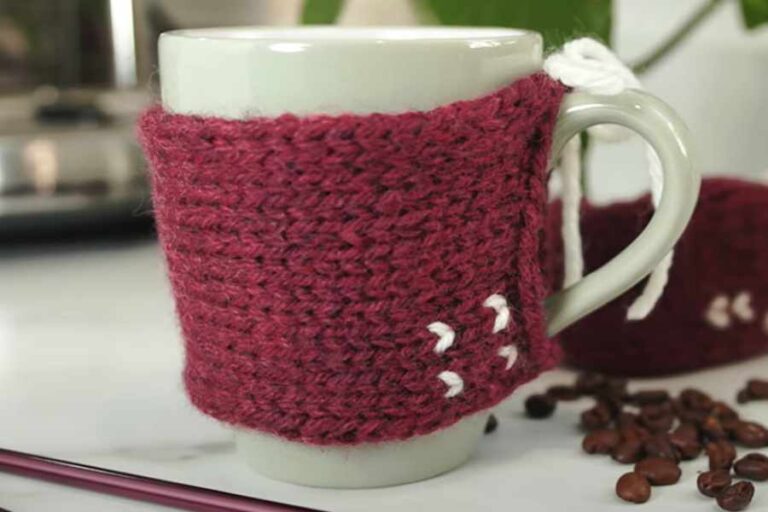 So Easy! Learn to Knit a Mug Cosy