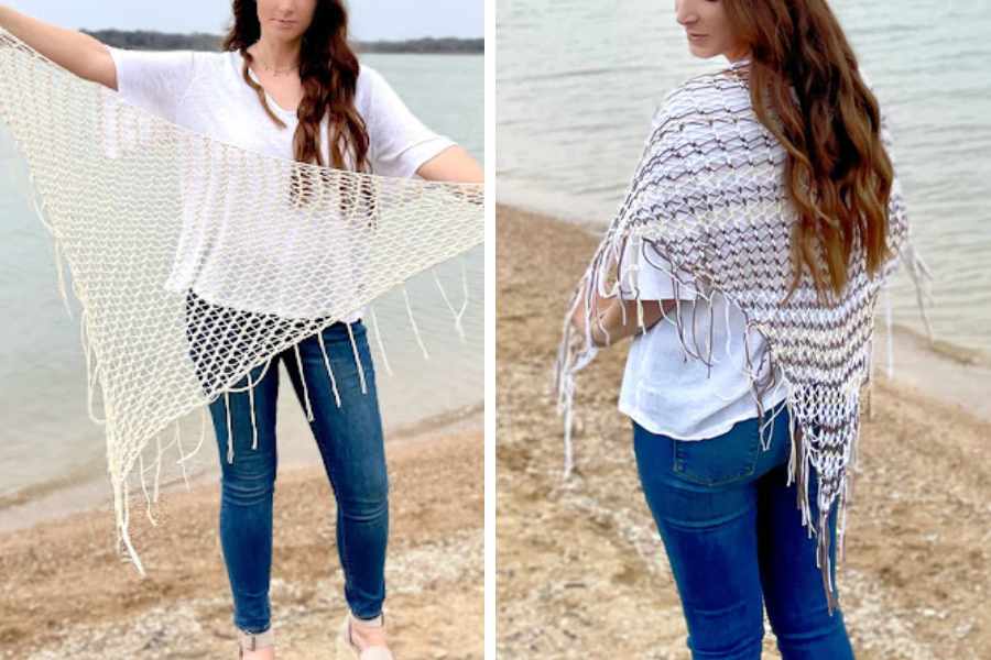 The Isla Shawl: An Easy Knit Pattern for a Modern and Unique Look