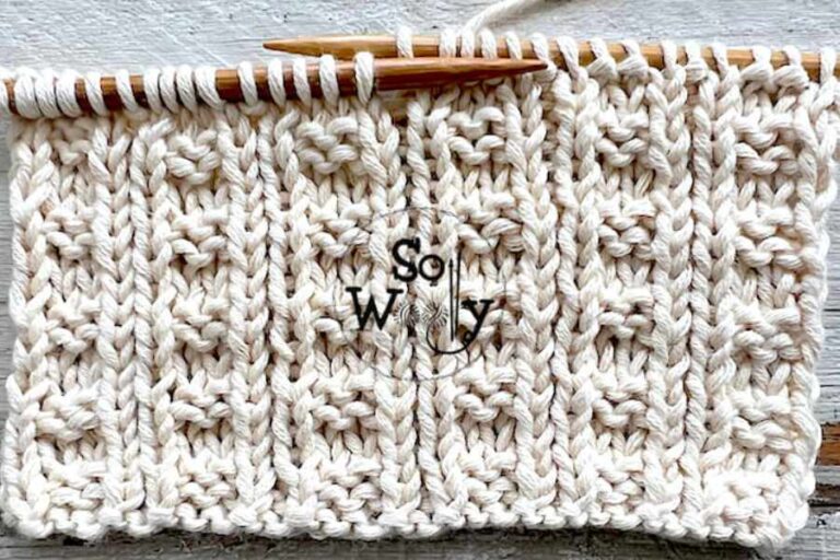 Add Some Texture to Your Knitting with the Checkered Rib Stitch