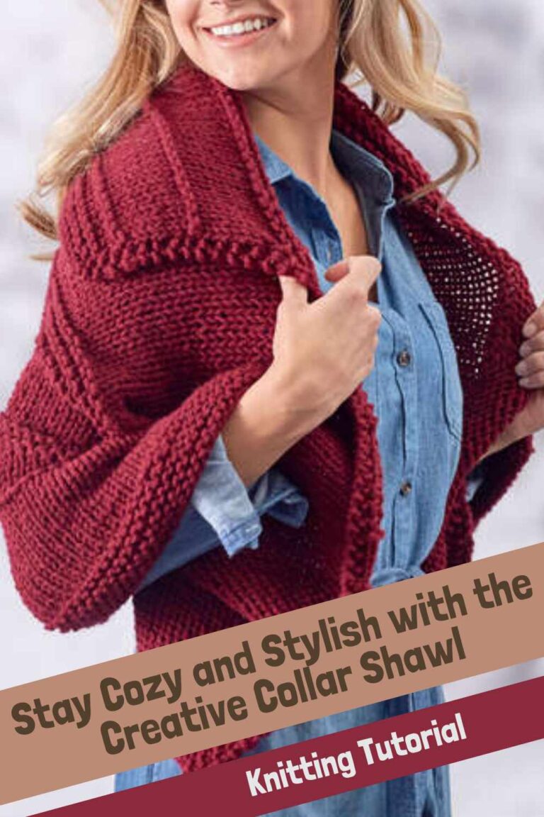 Stay Cozy and Stylish with the Creative Collar Shawl