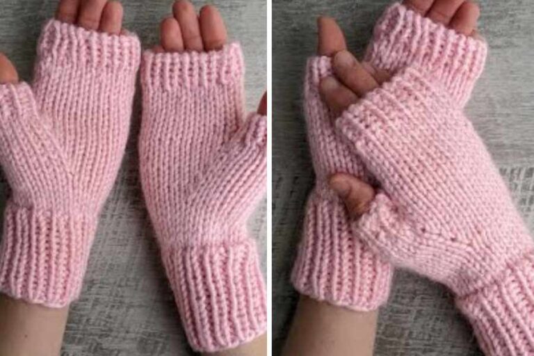 How to Knit Fingerless Gloves