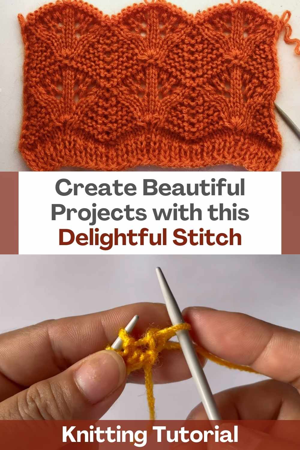Create Beautiful Projects with this Delightful Stitch