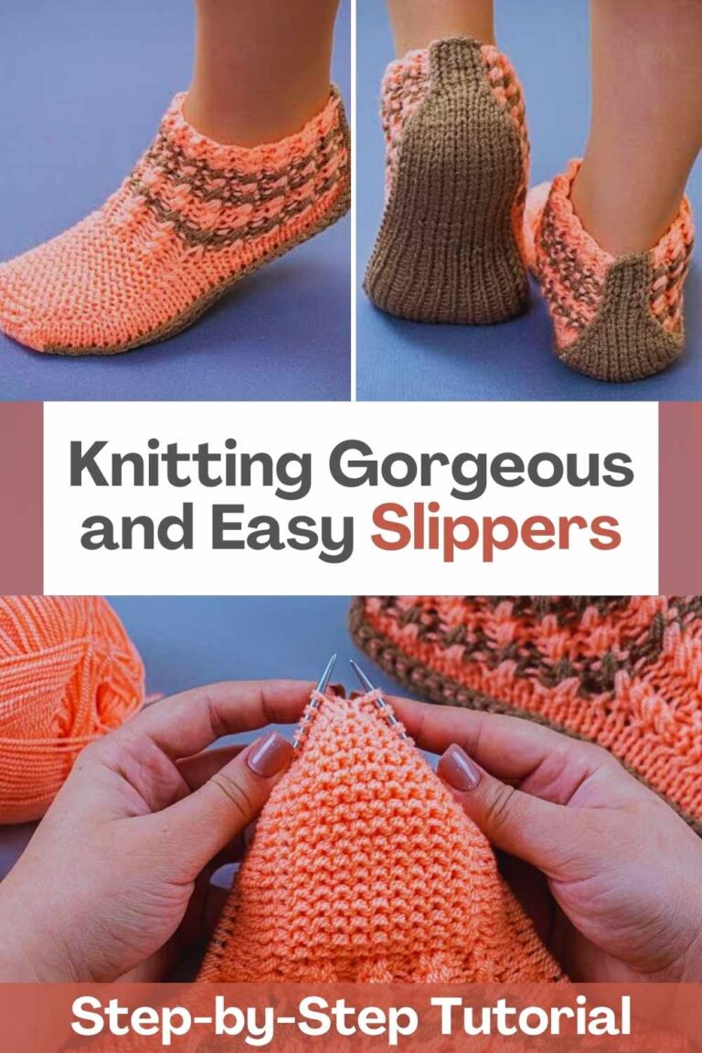 Knitting Gorgeous and Easy Slippers