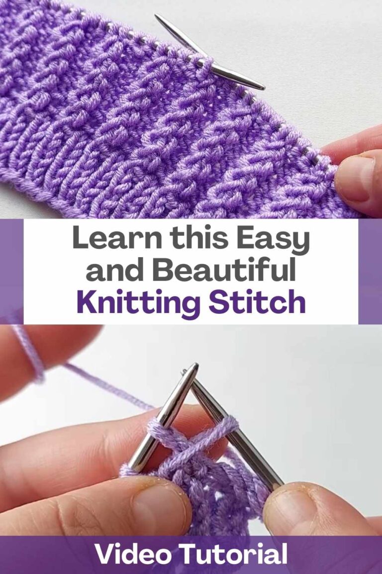 Learn this Easy and Beautiful Knitting Stitch