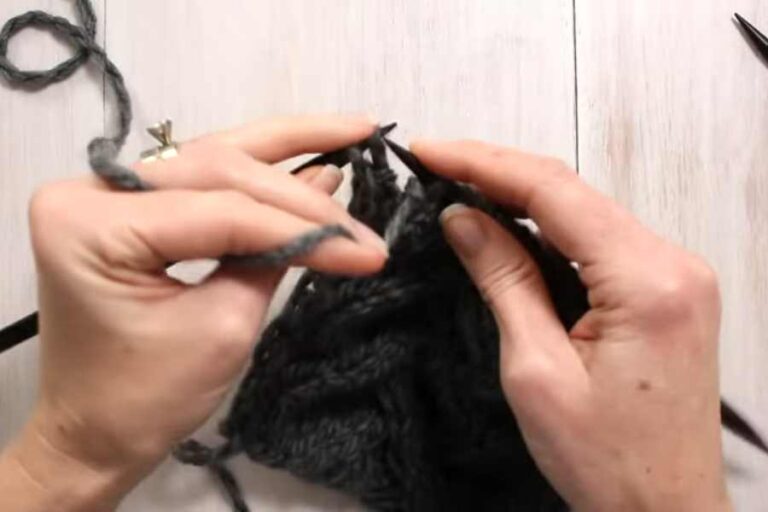 How to Knit The Herringbone Lattice Cable Stitch