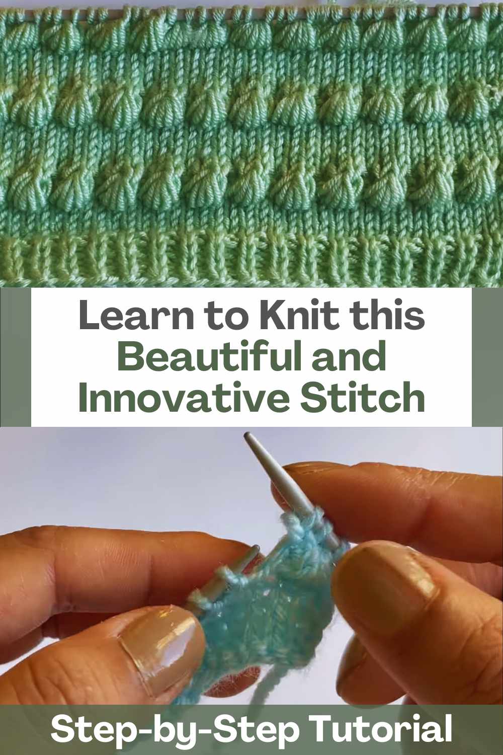 Learn to Knit this Beautiful and Innovative Stitch